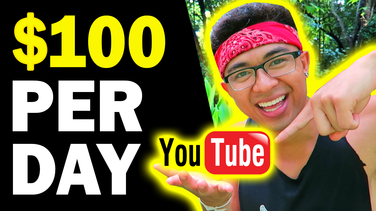 How to Make OVER $100 a DAY on YouTube (in 4 EASY Steps)